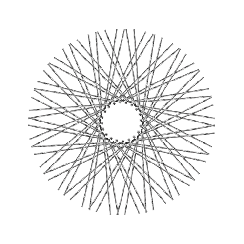 80 Twisted Spokes - 21" - Chrome – Ridewright Wheels